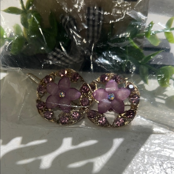 Accessories | Elegant Purple Floral Hair Pins | Poshmark
